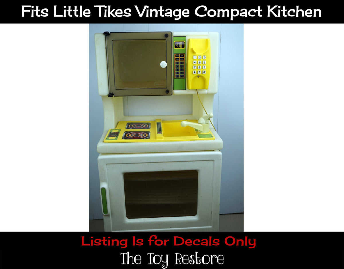 The Toy Restore Replacement Stickers fits Little Tikes Compact Play Ki